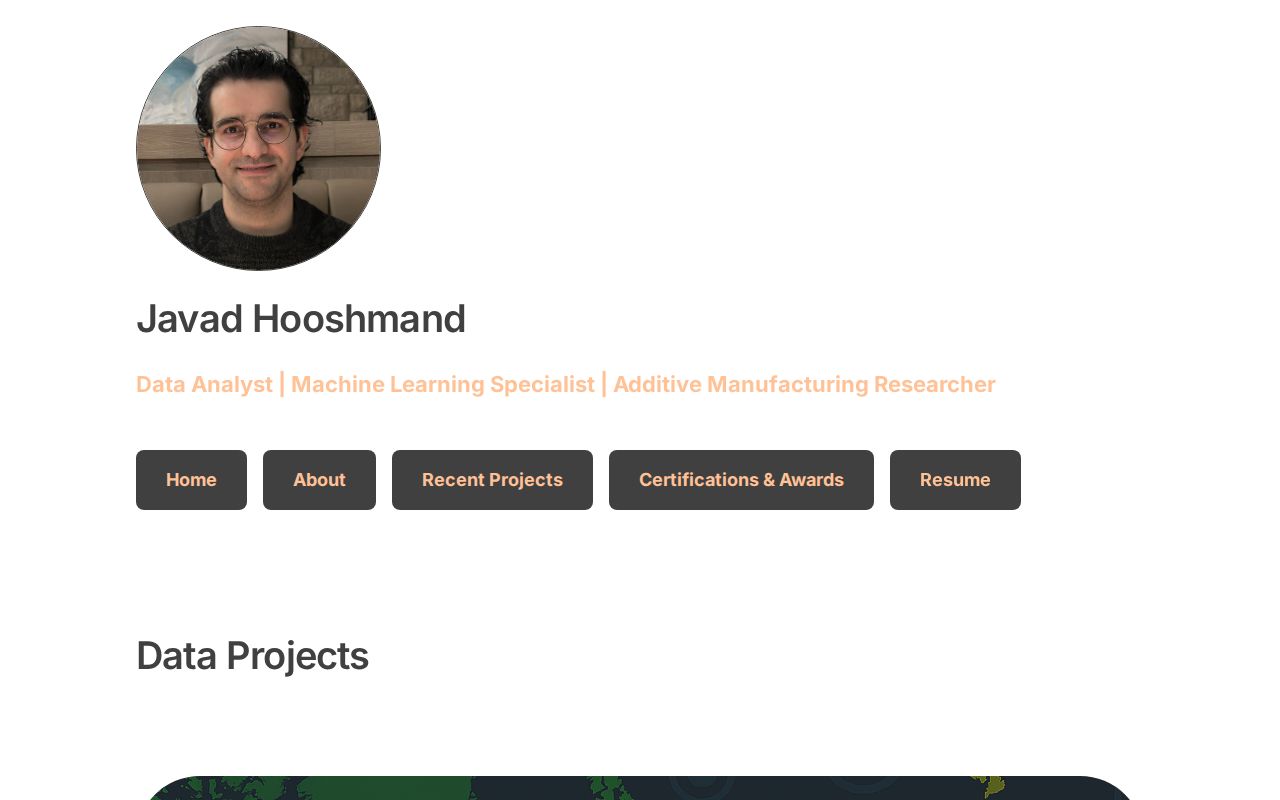 Javad Hooshmand - Portfolio